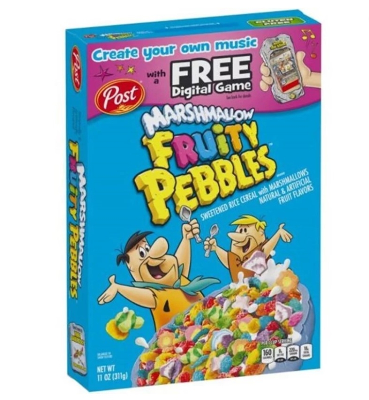 POST FRUITY PEBBLES & MARSHMELLOW 311g:Amerikanische Lebensmittel ...