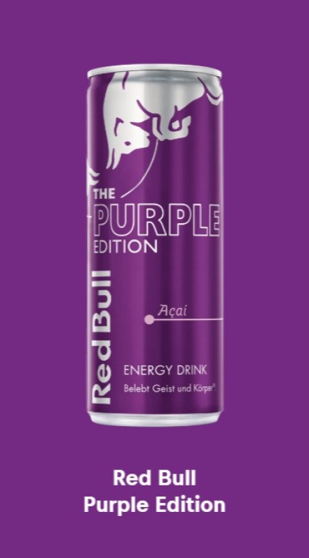 Red Bull The Purple Edition Açaí 250ml Koffeinhaltiges ...