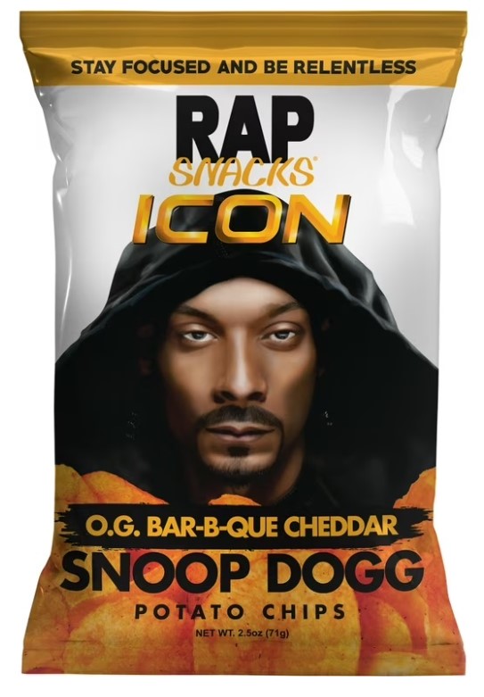 RAP SNACKS SNOOP DOGG BBQ CHEDDAR CHIPS 71g/Amerikanische Lebensmittel ...