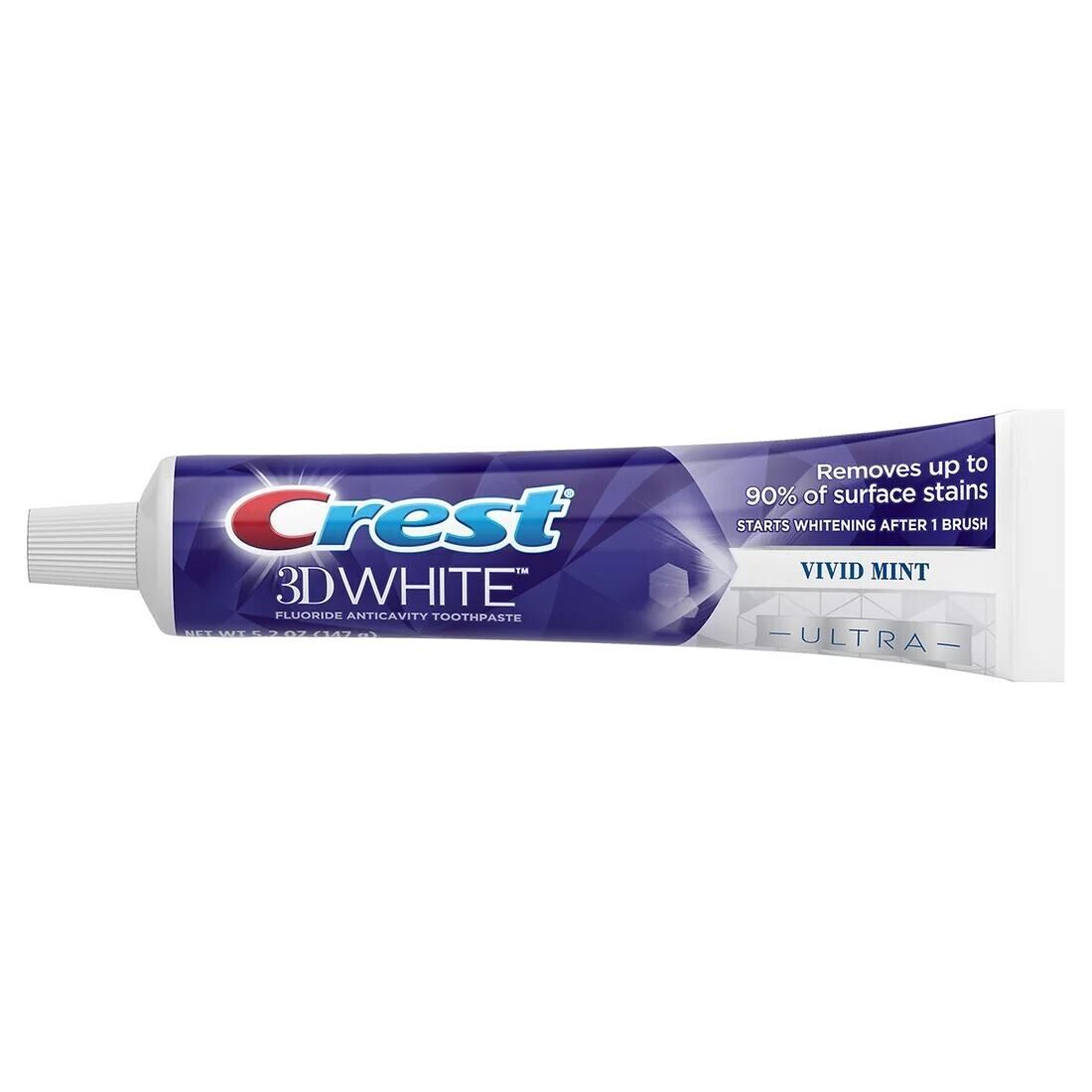 CREST 3D WHITE ULTRA WHITENING TOOTHPASTE VIVID MINT 147g/Amerikanische ...