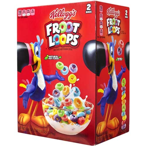 Kellogg´s Froot Loops Cereal US 1236g/Amerikanische Lebensmittel ...
